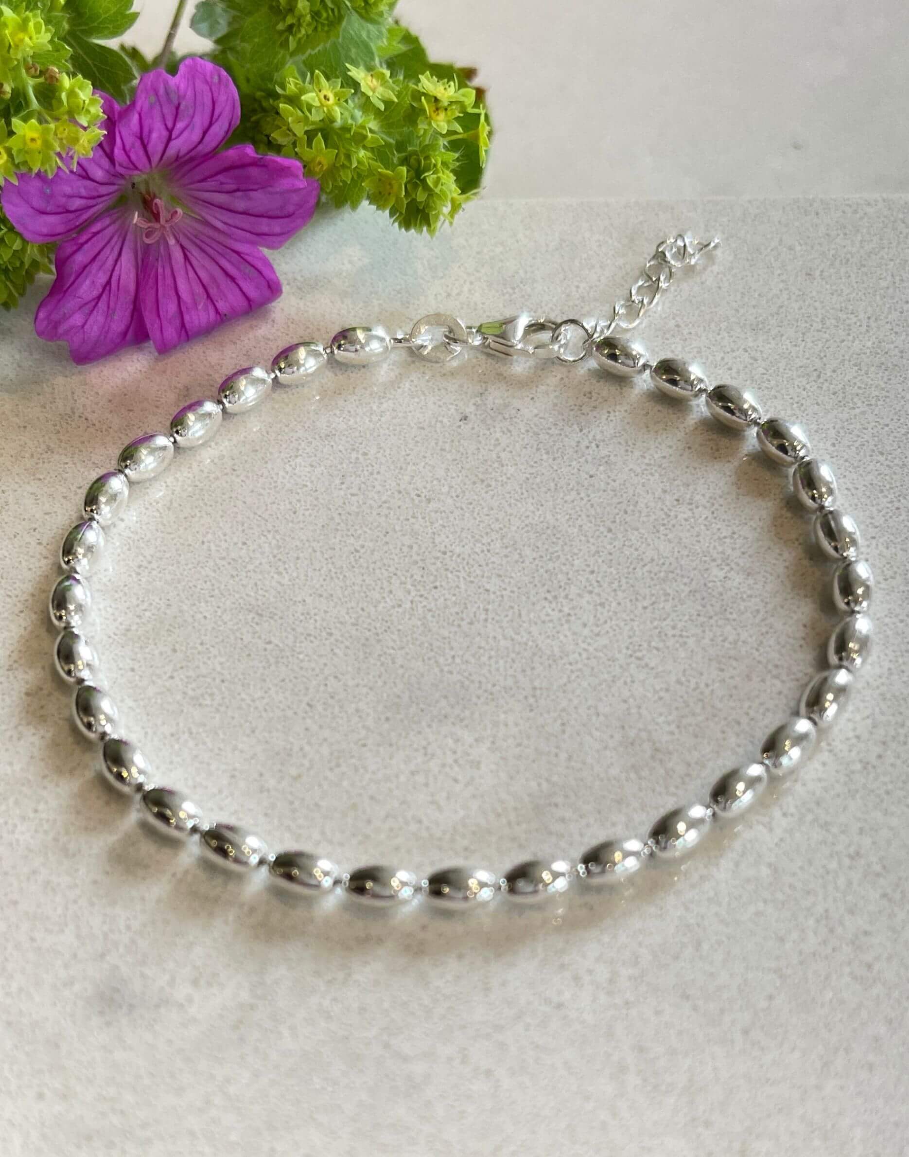 Jilly Sterling Silver Ball Bracelet | Flutterby Jewellery